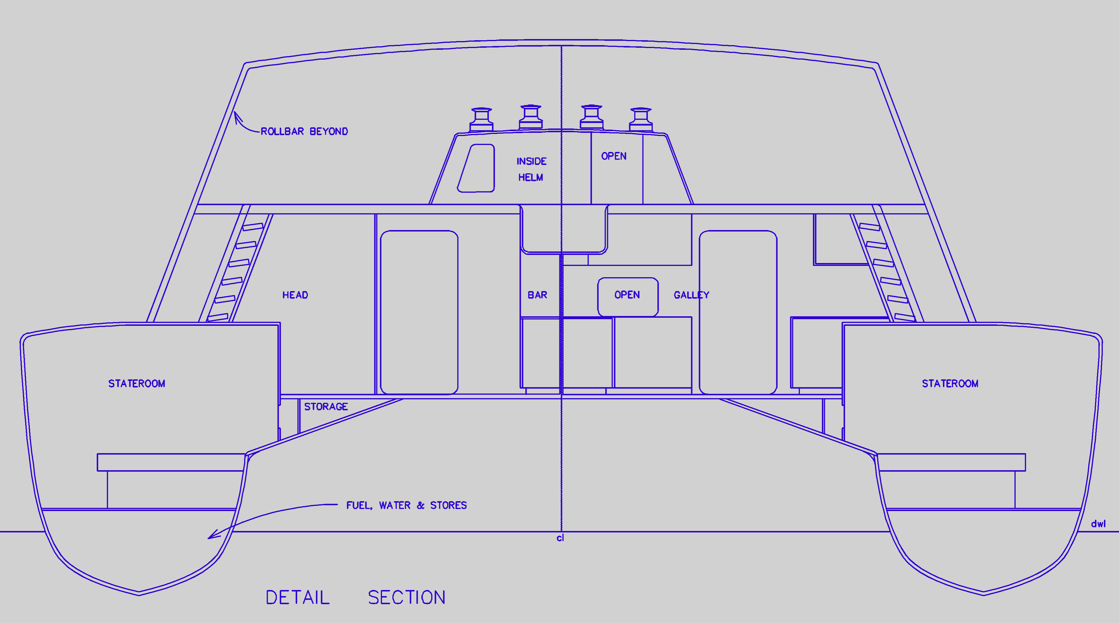 Catamaran power boat hull design | Marvella Catamaran power boat hull design | Marvella